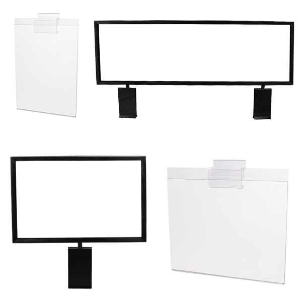 Black Grid Panels & Accessories - Grid Panels and Fixtures