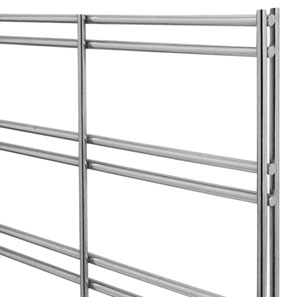 Chrome - Slat Grid - Grid Panels and Fixtures